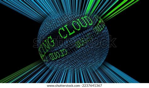 Cloud Computing Binary Data Sphere Stock Illustration 2237641367 Shutterstock