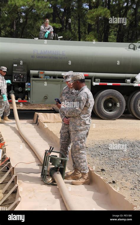 Sgt 1st Class Rod Donnings Demonstrates A Fuel Data Tracking