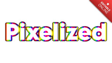 Pixelized Gio Yt Text Effect Generator