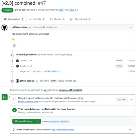 [github] combine pull requests for the win dev community