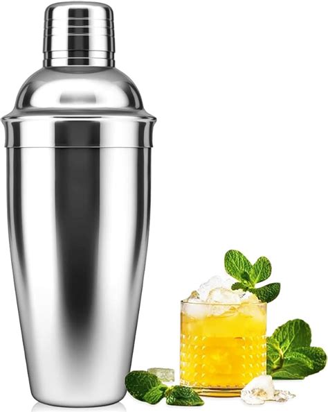 Newgf Cocktail Shaker24oz Drink Mixer With Built In
