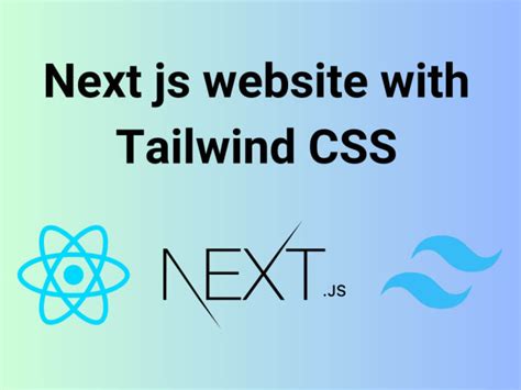 build react js next js website with tailwind css by hammad145 fiverr