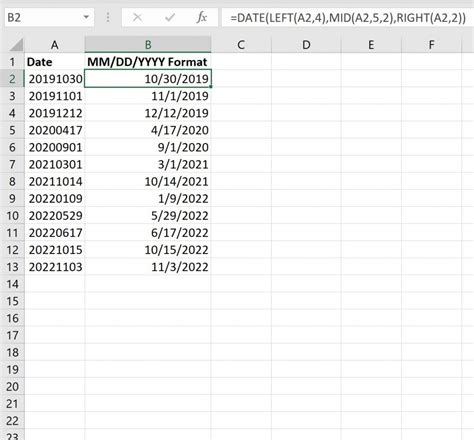 Excel How To Convert Yyyymmdd To Date Format
