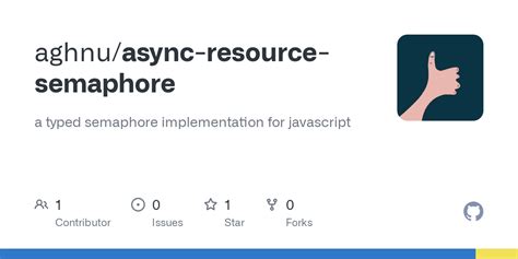 Github Aghnuasync Resource Semaphore A Typed Semaphore Implementation For Javascript