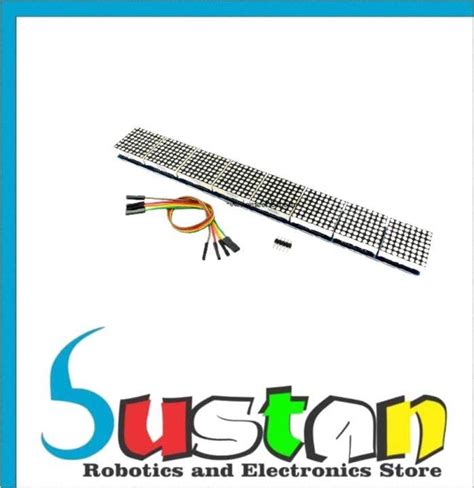 Max7219 Dot Matrix 8 In 1 Display Module Single Chip Control Drive Led Lazada Indonesia