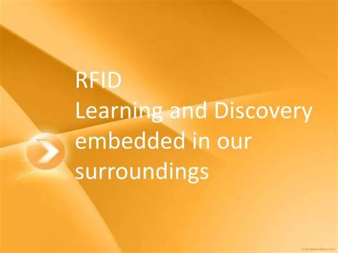 PPT RFID Learning And Discovery Embedded In Our Surroundings PowerPoint Presentation ID 4418865