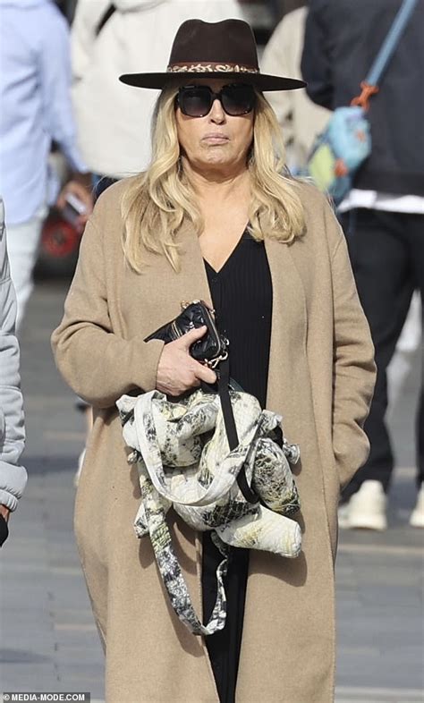 White Lotus Star Jennifer Coolidge Cuts A Stylish Figure As She Steps