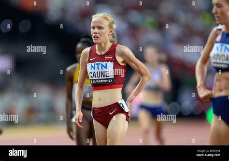 Agate Caune Participating In The 5000 Meters At The World Athletics