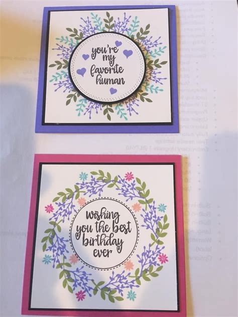 pin by joan fleischer on gina k wreath builder paper crafts cards