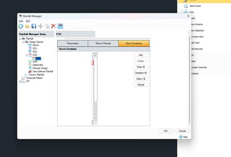 how to fix collapsed tables or dialogue boxes in infodrainage
