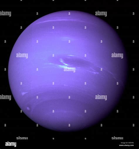 A Full Disk View Of Neptune Captured By Nasas Voyager 2 Spacecraft