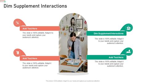 Dim Supplement Interactions In Powerpoint And Google Slides CPP PPT Slide