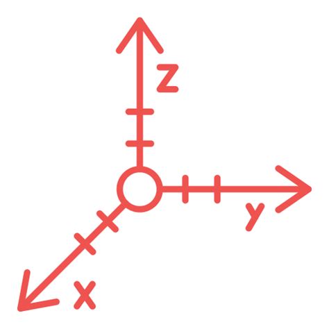 Coordinate Axes Generic Color Outline Icon