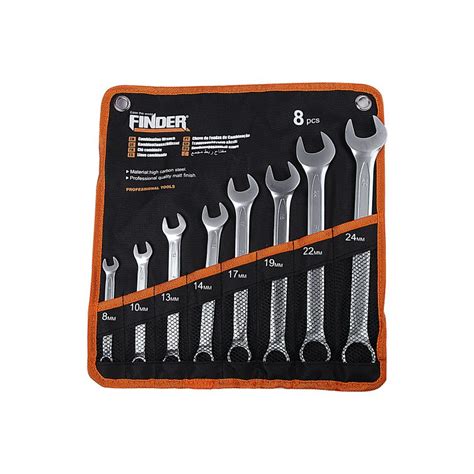 8pcs Combination Spanner Set Finder Tool
