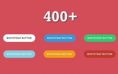 400 Bootstrap Buttons Design Code Snippet OnAirCode