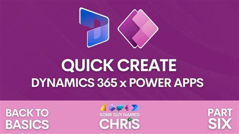Some Guy Named Chris On Linkedin Quick Create Dynamics 365 X Power