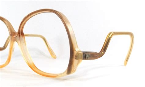 Vintage 70s Used Round Eyeglasses Drop Arm Frames Plastic Etsy