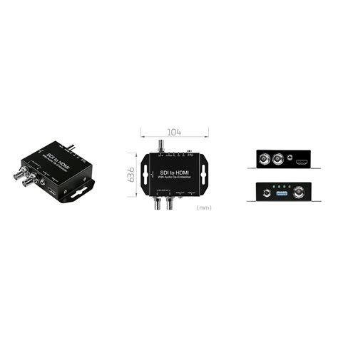 Sdi To Hdmi Audio De Embedder Official Yuan Distributor And Integrator
