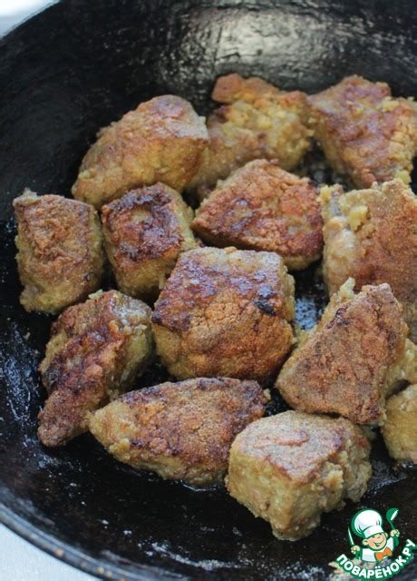 Печень жареная – кулинарный рецепт