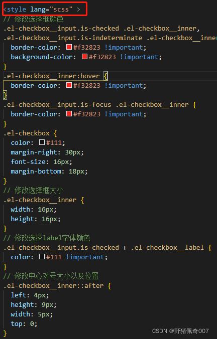 Vue使用 Element Ui 修改checkbox选择框的默认颜色以及字体颜色el Checkbox 选项字体 Csdn博客