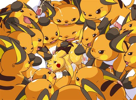 Rule 34 Anal Bukkake Cum Gangbang Nintendo Oral Penis Pikachu Pokemon Pokemon Species Raichu