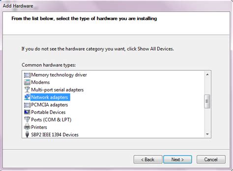 My Pocket How To Add Network Adapter On Windows 7