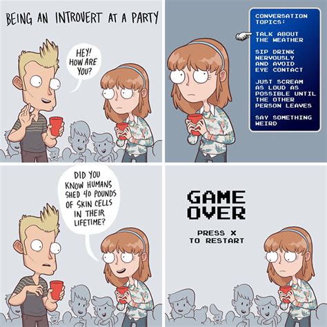 Being An Introvert At A Party Rintrovertmemes