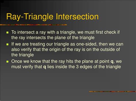 Ppt Ray Tracing Powerpoint Presentation Free Download Id349892