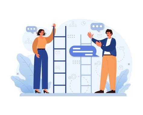 strategy and management concept flat royalty free vector
