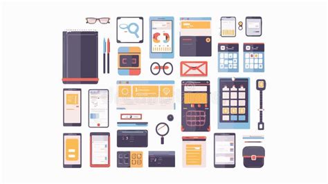 ux ui designer working on user experience web interface design