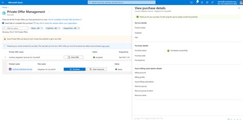 Step Purchase And Subscribe To The Private Offer Marketplace Customer Documentation