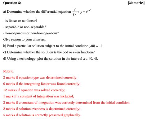 Solved Question Marks A Determine Whether The Chegg