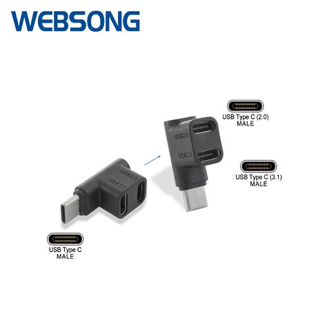 Jual Connector Usb Type C Male To X Usb Type C Female Usb Usb Websong Shopee Indonesia