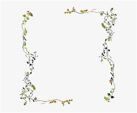Frame Clip Art At Clker Tree Branch Border Clip Art Free Transparent PNG Download PNGkey