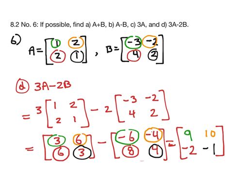 Showme Operations With Matrices