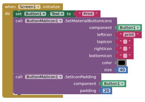 Fos 🔘 Button Icon Extension Android Material And Custom Icons