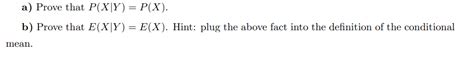 Solved Let X And Y Be Independent Discrete Random Variables