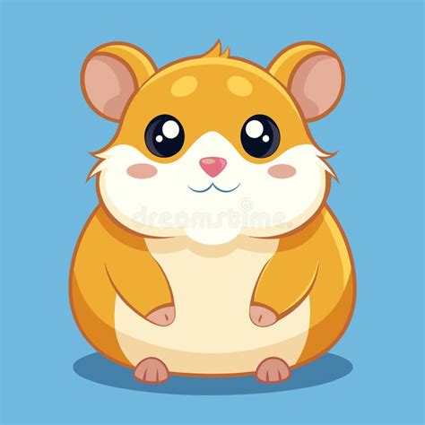 Print Adorable Hamster Clipart Vector Illustration Featuring Cute And