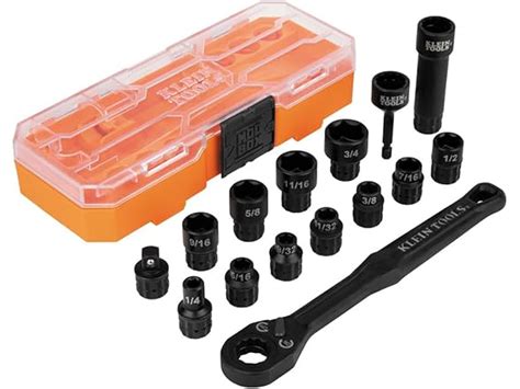 Klein Tools 65400 15pc Pass Through Socket Set