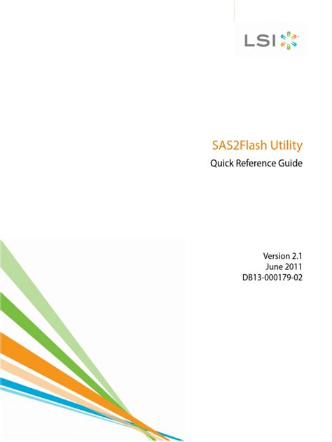 Sas2flash Utility Quick Reference Guide Pdf Bios Command Line