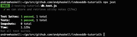 Testing Your Indexeddb Code With Jest Dev Community