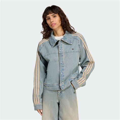 Clothing Premium Essentials Denim Jacket Blue Adidas Bahrain