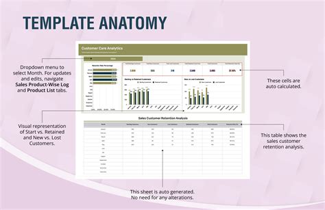 Sales Customer Retention Analysis Template