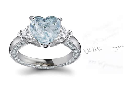 Blue Diamonds Colored Diamonds Jewelry Rings
