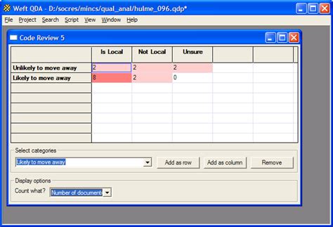 Weft Qda A Free Open Source Tool For Qualitative Data Analysis