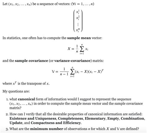 Let (x1,x2,...,xn) be a sequence of vectors: (Vi = | Chegg.com
