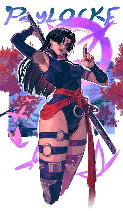 Psylockerevanche Kwannon X Men Psylocke Design Psylocke