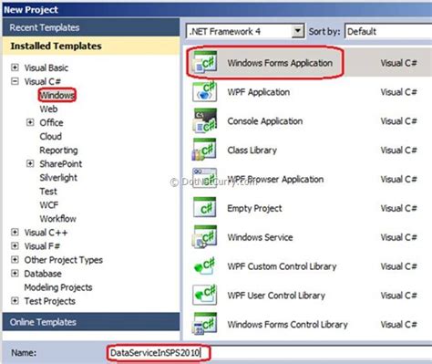 Sharepoint Foundation 2010 With Adonet Data Services Dotnetcurry