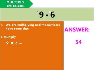 Integers Multiply PPTX