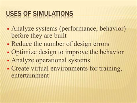 An Overview Of Performance Evaluation And Simulation Ppt